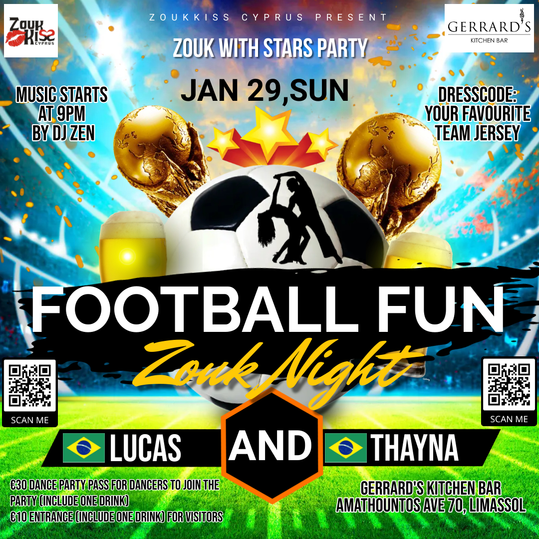 “Zouk with stars” Sunday party – Cyprus Zouk