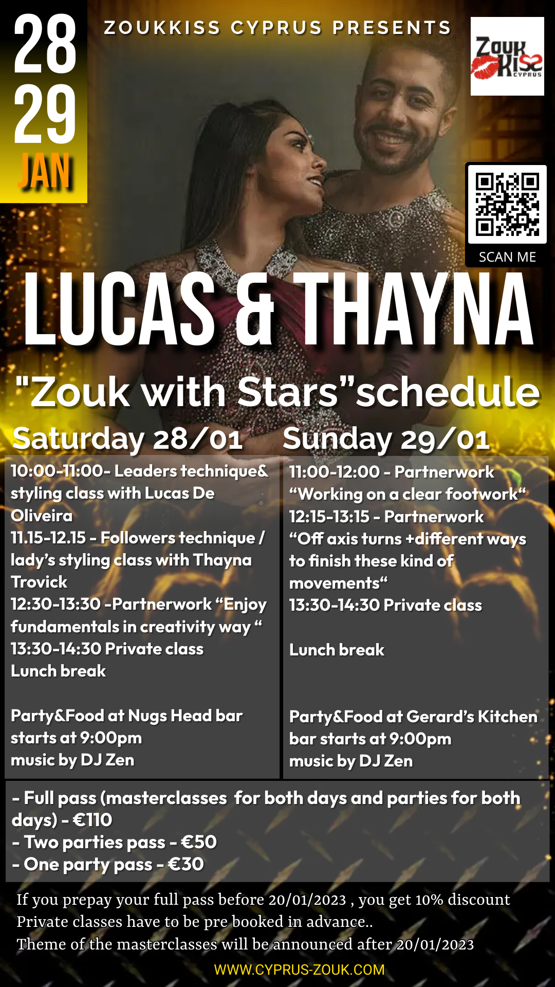 “Zouk with stars” weekend – Cyprus Zouk